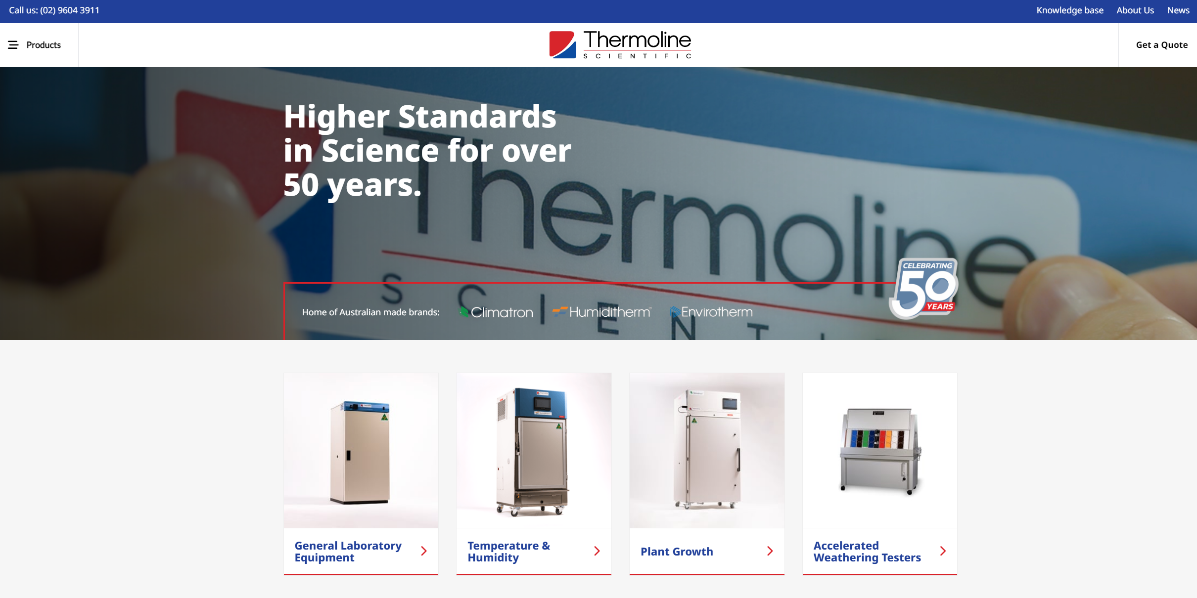 New Website Launch! | Thermoline Scientific